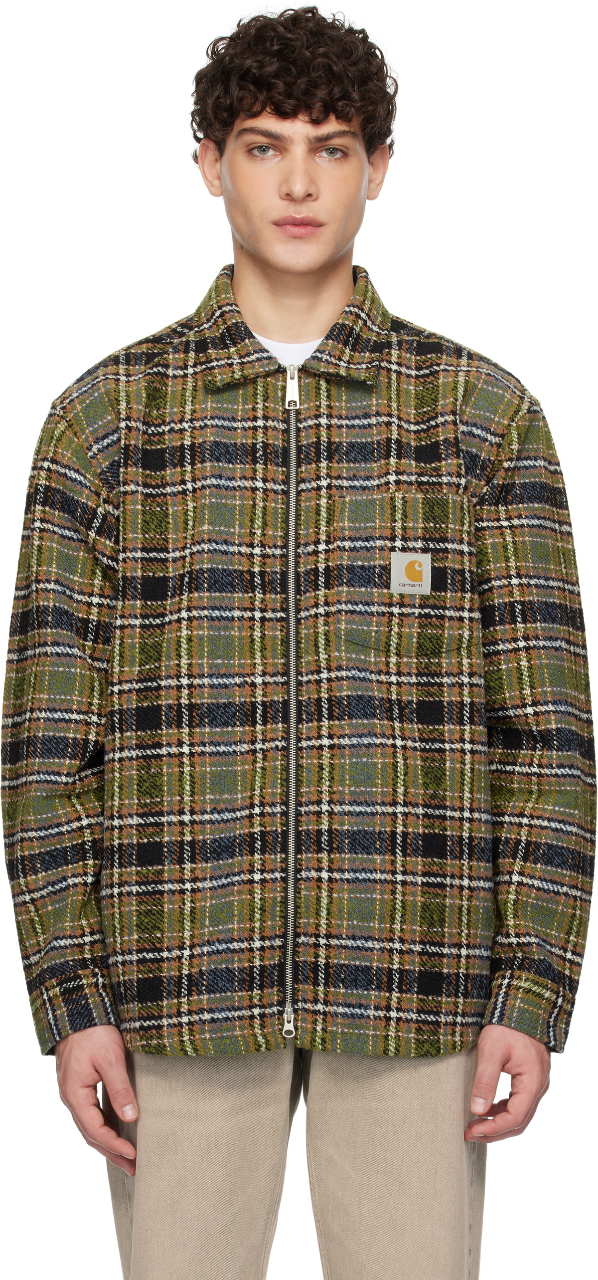 Carhartt Work In Progress Green Stroy Check Overshirt Carhartt WIP