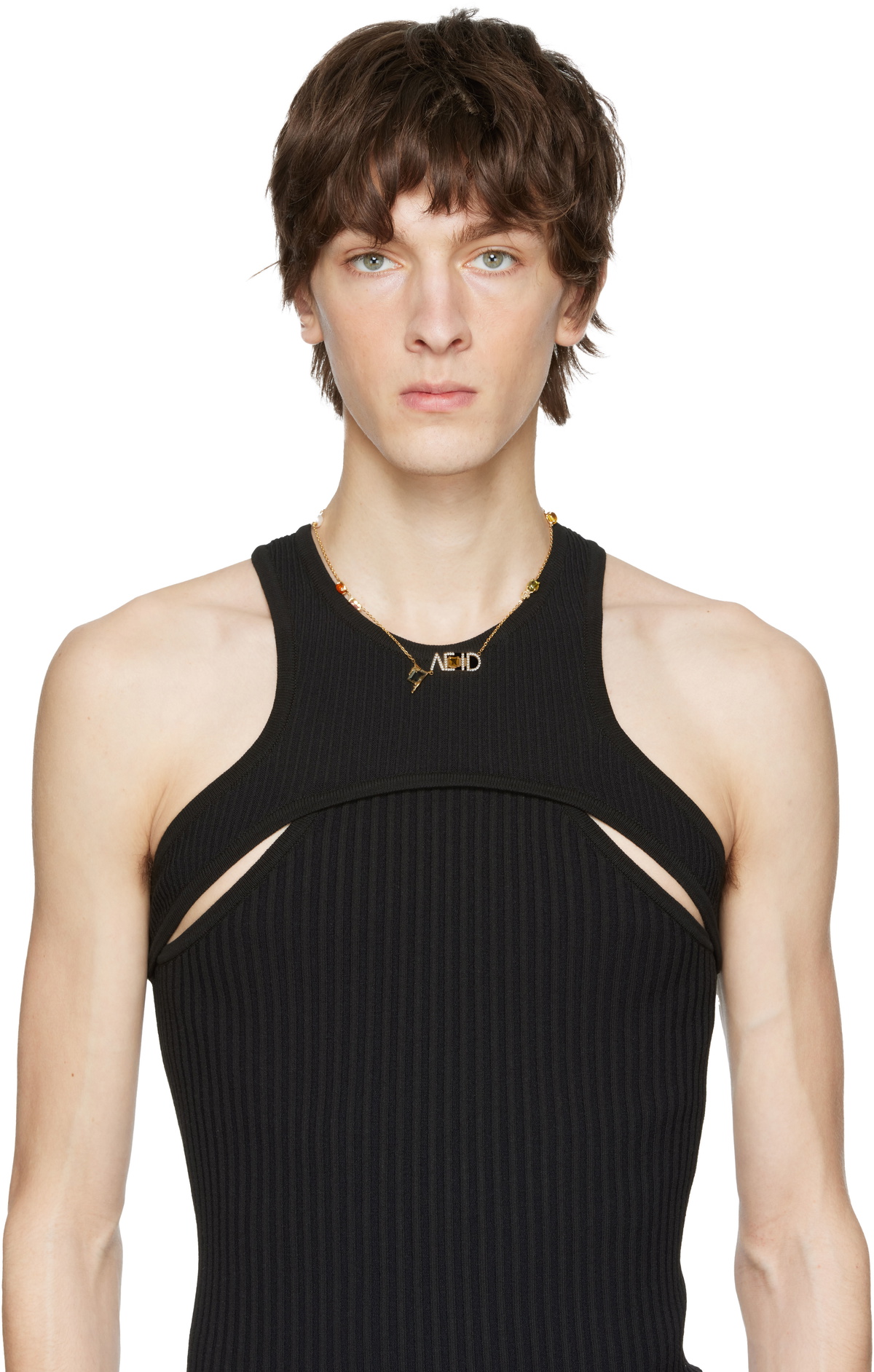 Alan Crocetti Gold Encrusted Acid Necklace Alan Crocetti