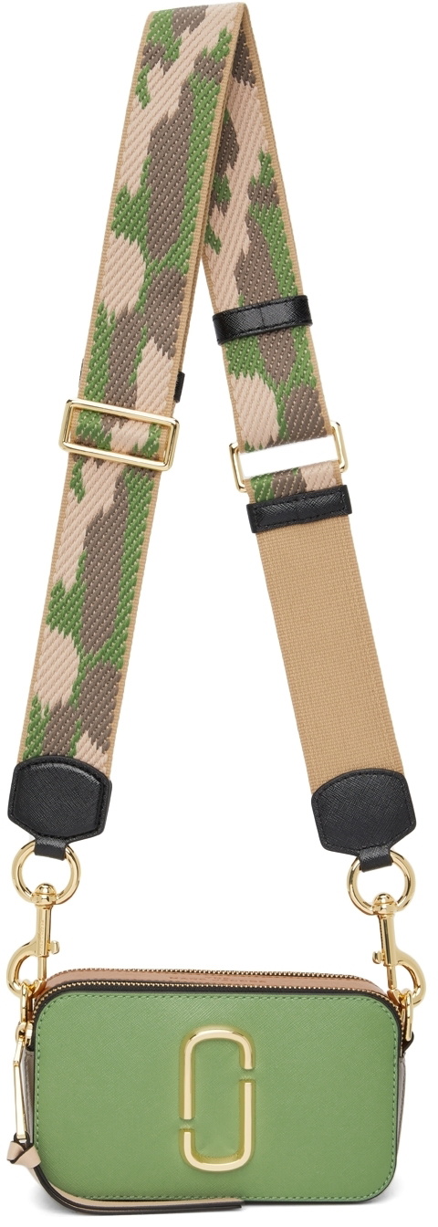 Marc Jacobs Green & Brown 'The Snapshot' Shoulder Bag Marc Jacobs