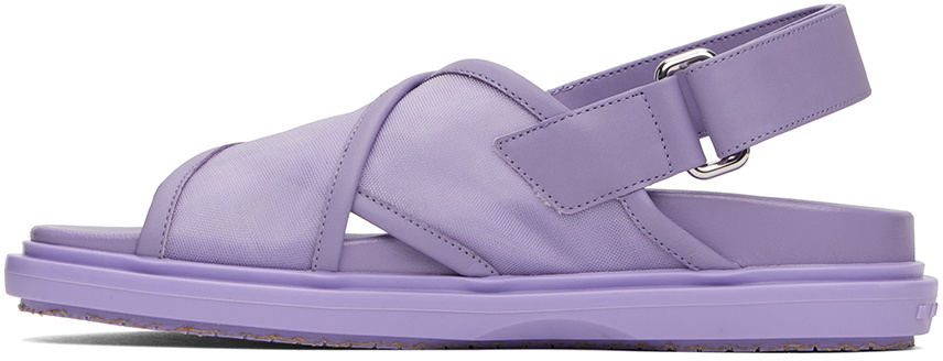 Marni Purple Fussbett Sandals Marni