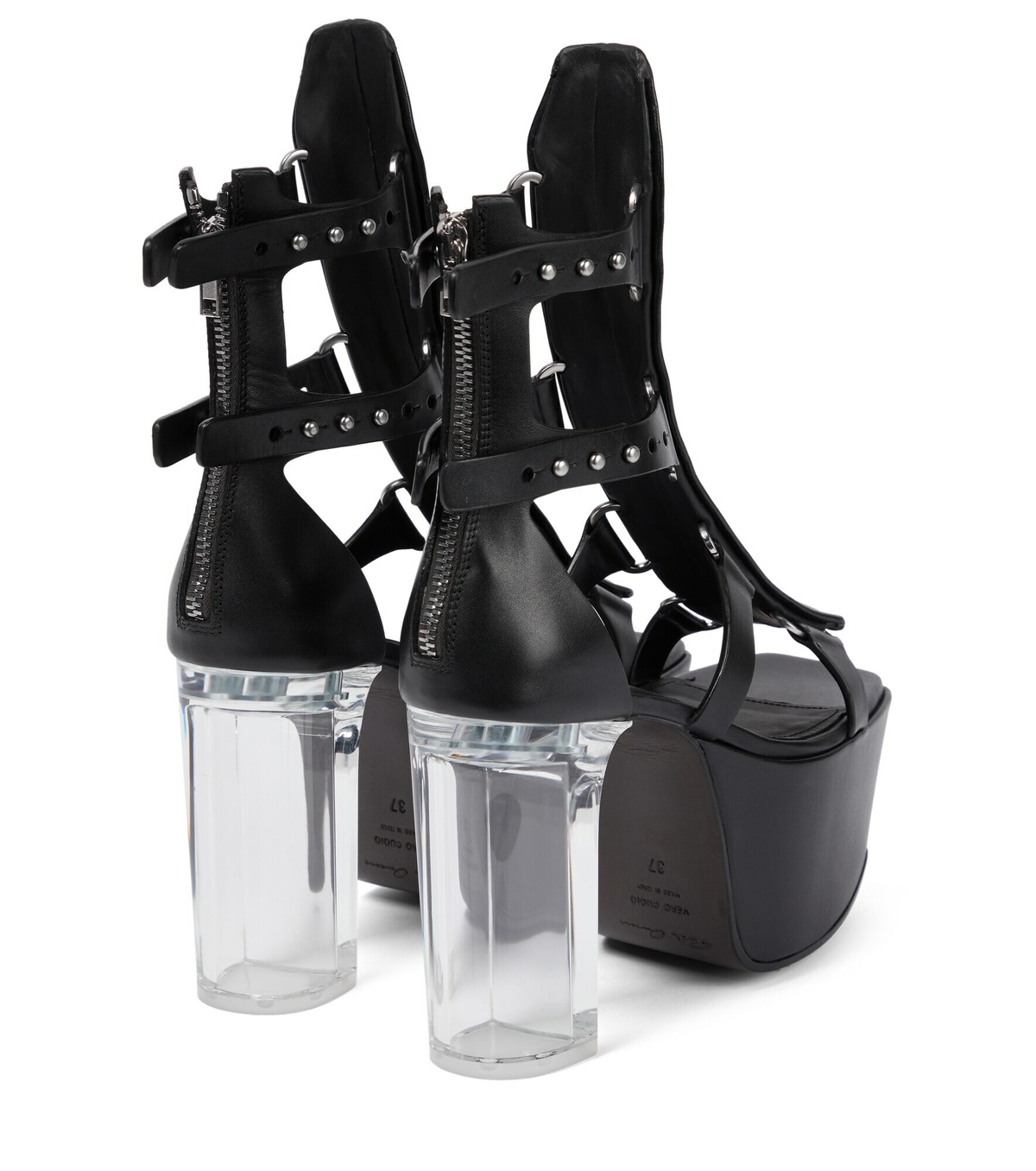 Rick Owens - Leather platform sandals Rick Owens