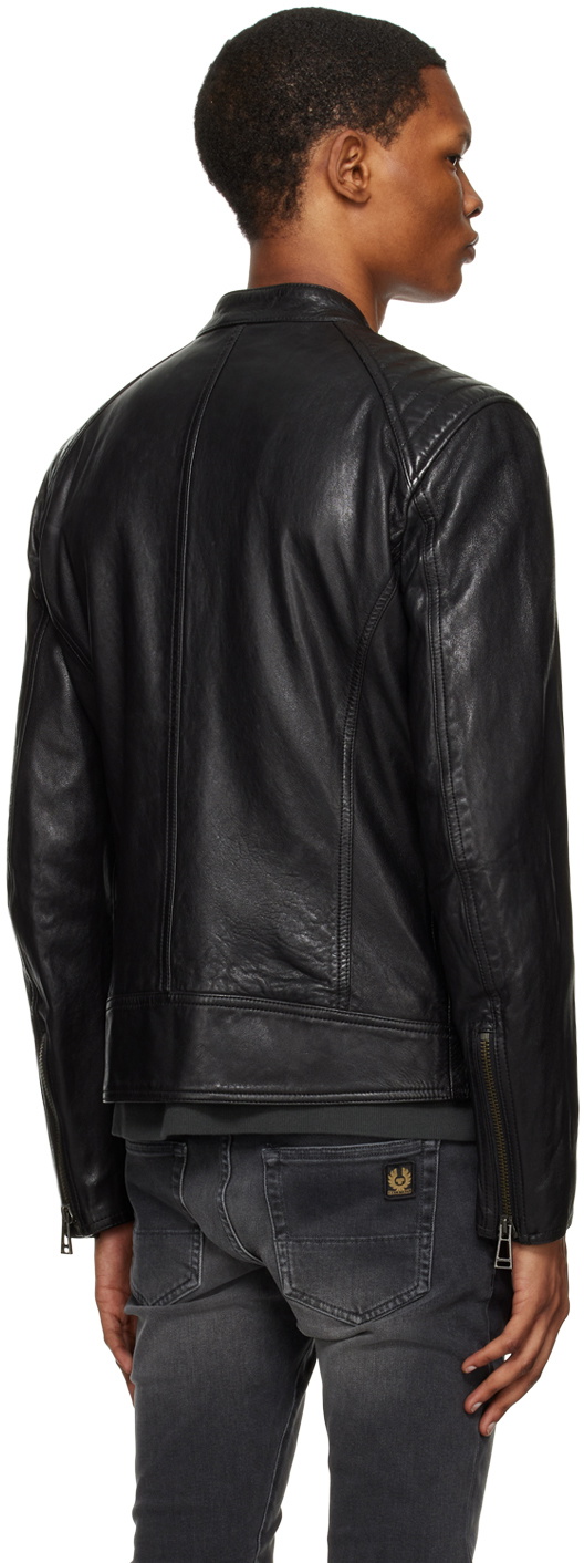 Belstaff Black V Racer Leather Jacket Belstaff