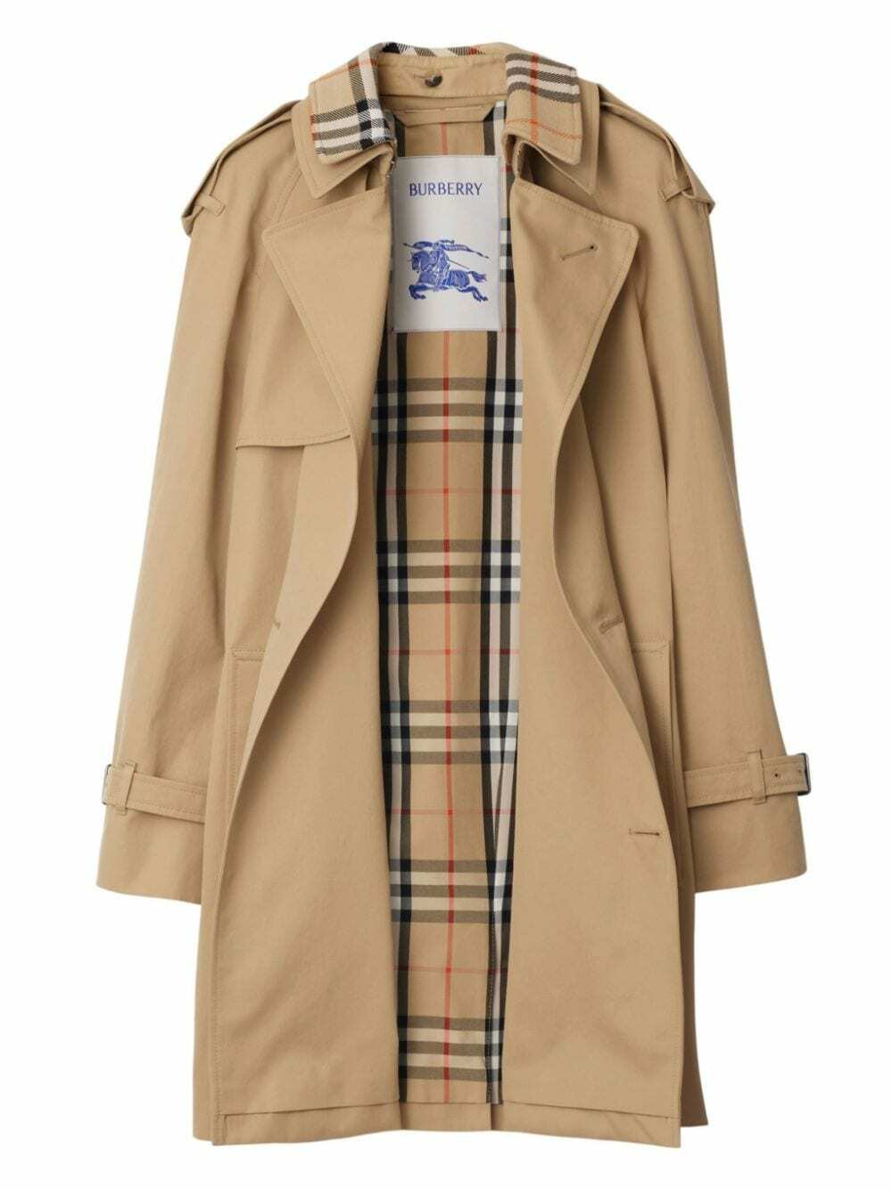 BURBERRY - Cotton Trench Coat Burberry