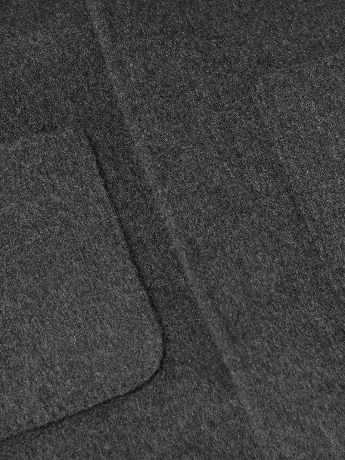 UMIT BENAN B - Double-Faced Cashmere Overshirt - Gray Umit Benan