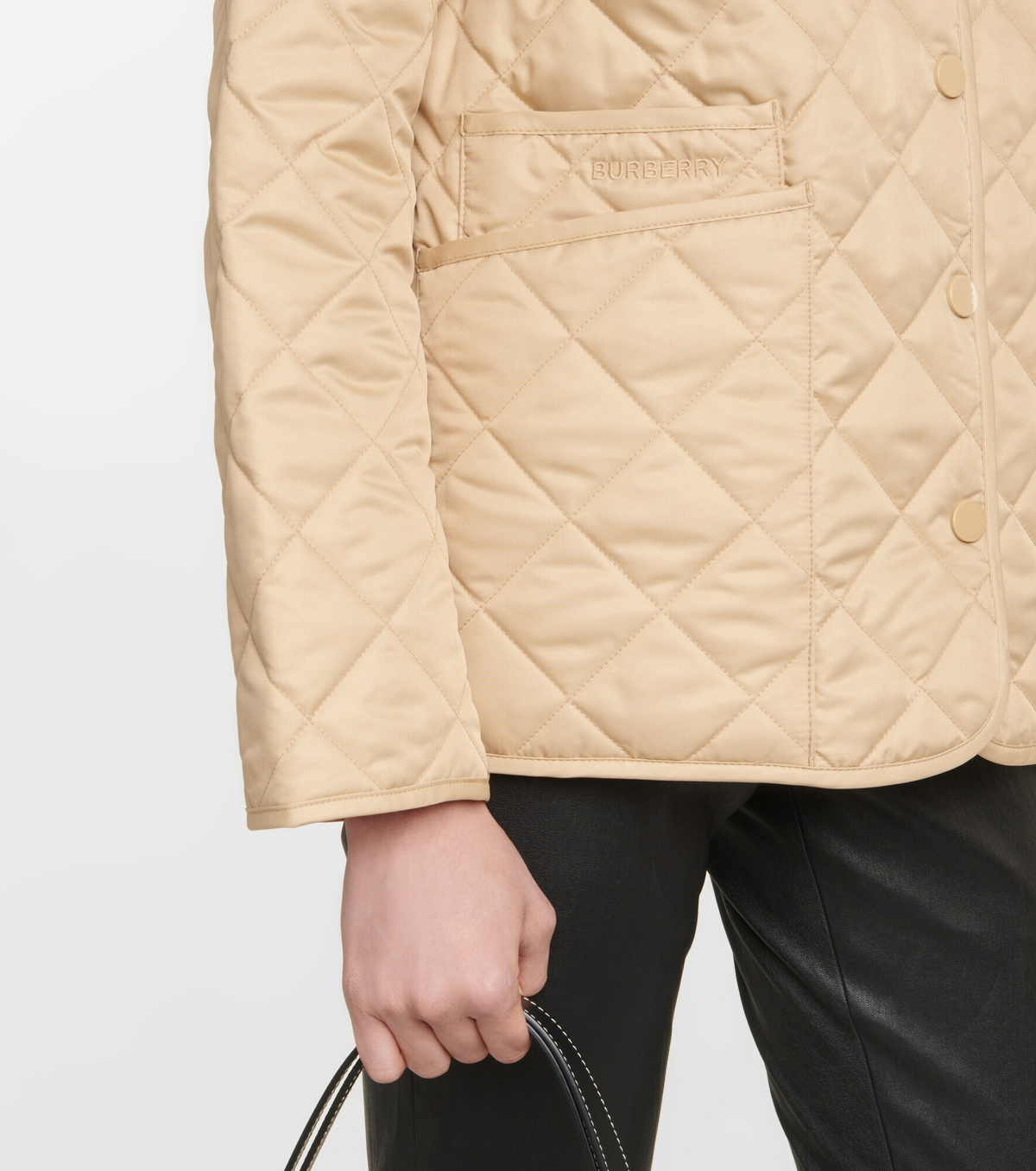 Burberry - Quilted padded jacket Burberry