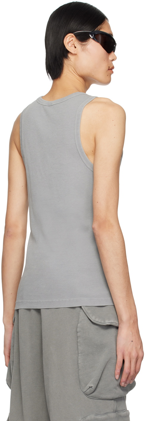 Entire Studios Gray Rib Tank Top Entire Studios
