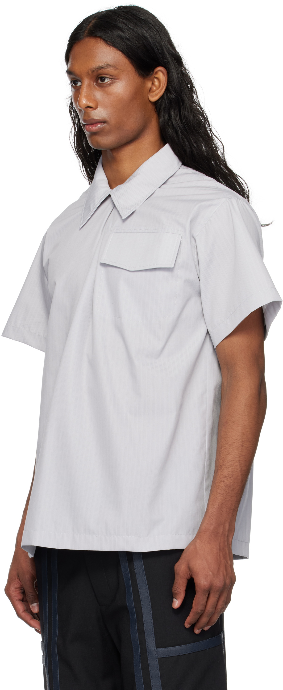 Stanley Raffington Gray Pull-Over Shirt Stanley Raffington