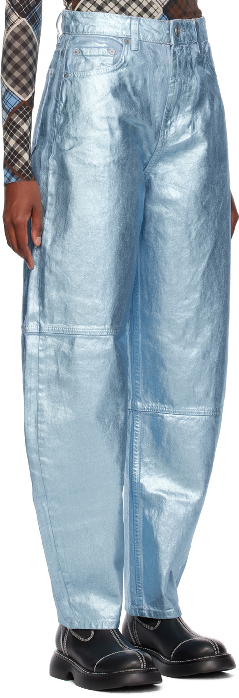 GANNI Blue Stary Jeans GANNI