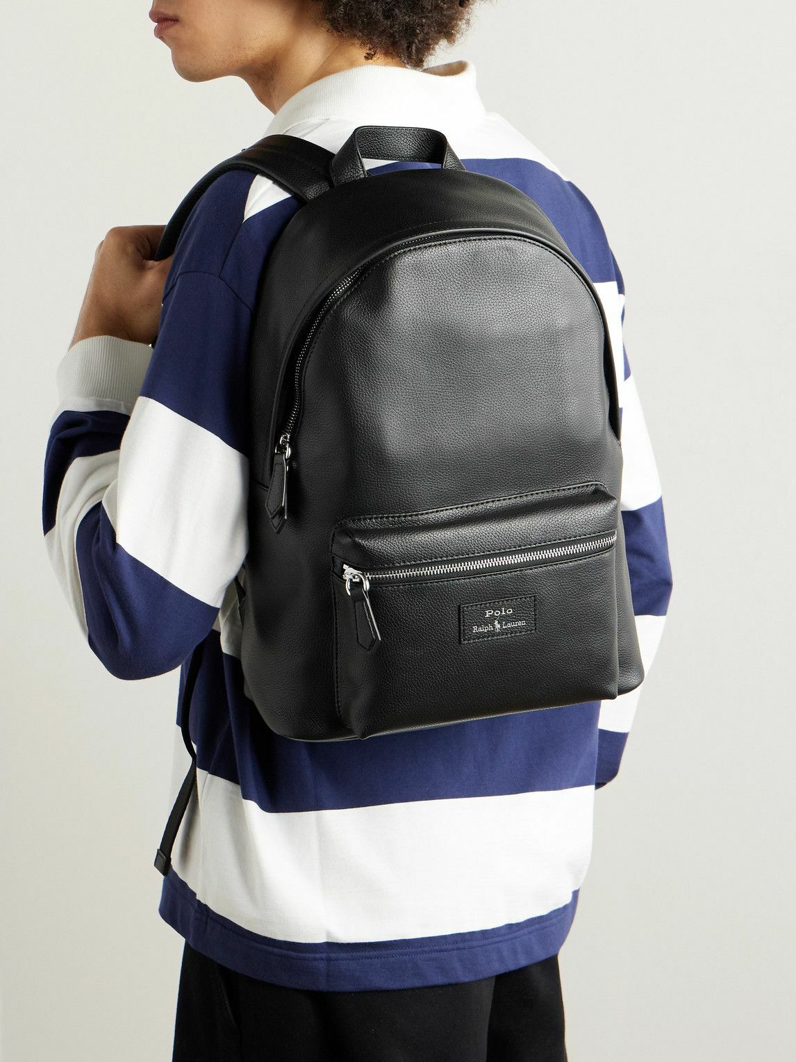 Polo Ralph Lauren - Full-Grain Leather Backpack Polo Ralph Lauren