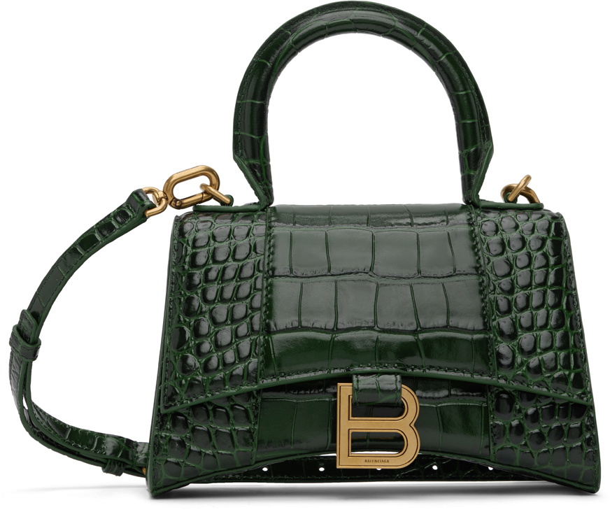 Balenciaga Green XS Hourglass Bag Balenciaga