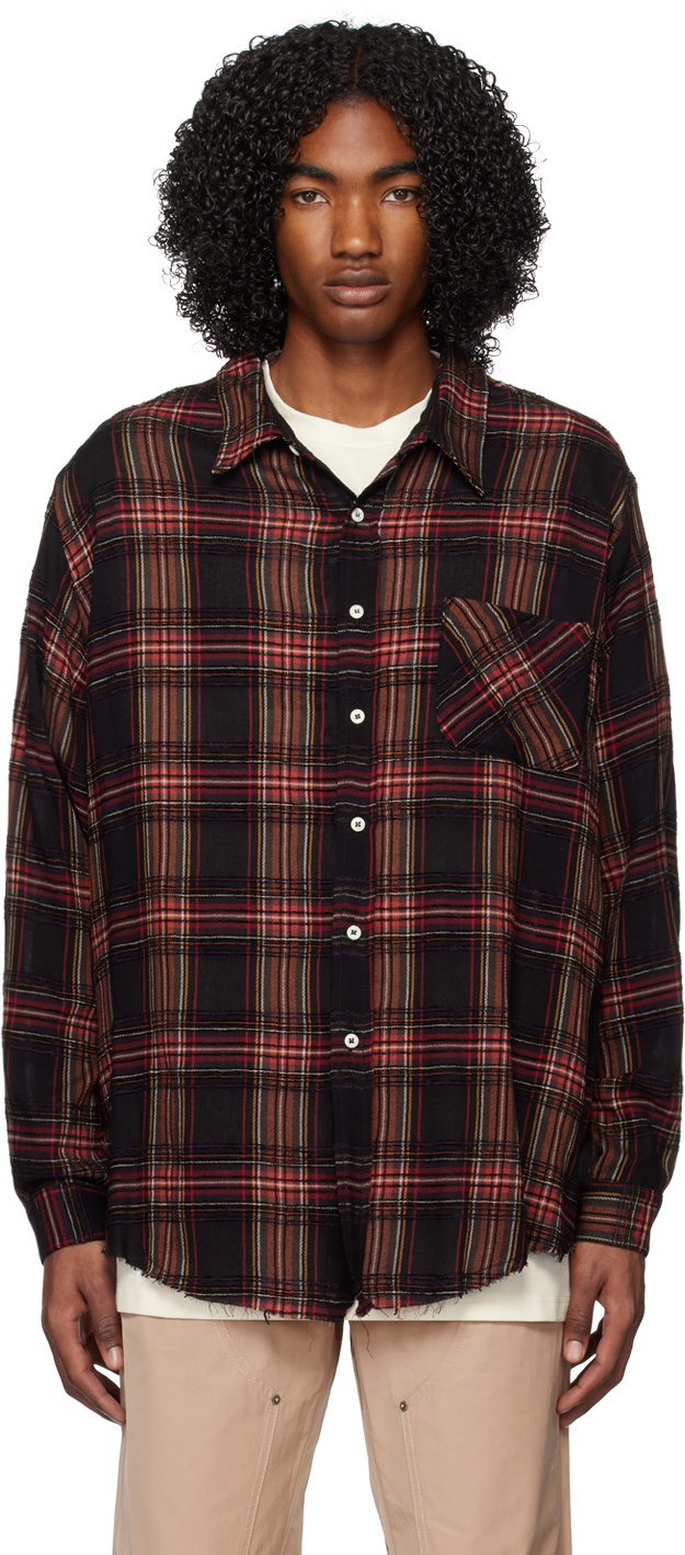 424 Red & Black Check Shirt 424