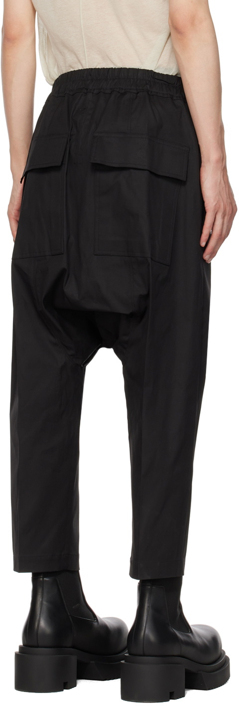 Rick Owens Black Drawstring Trousers Rick Owens