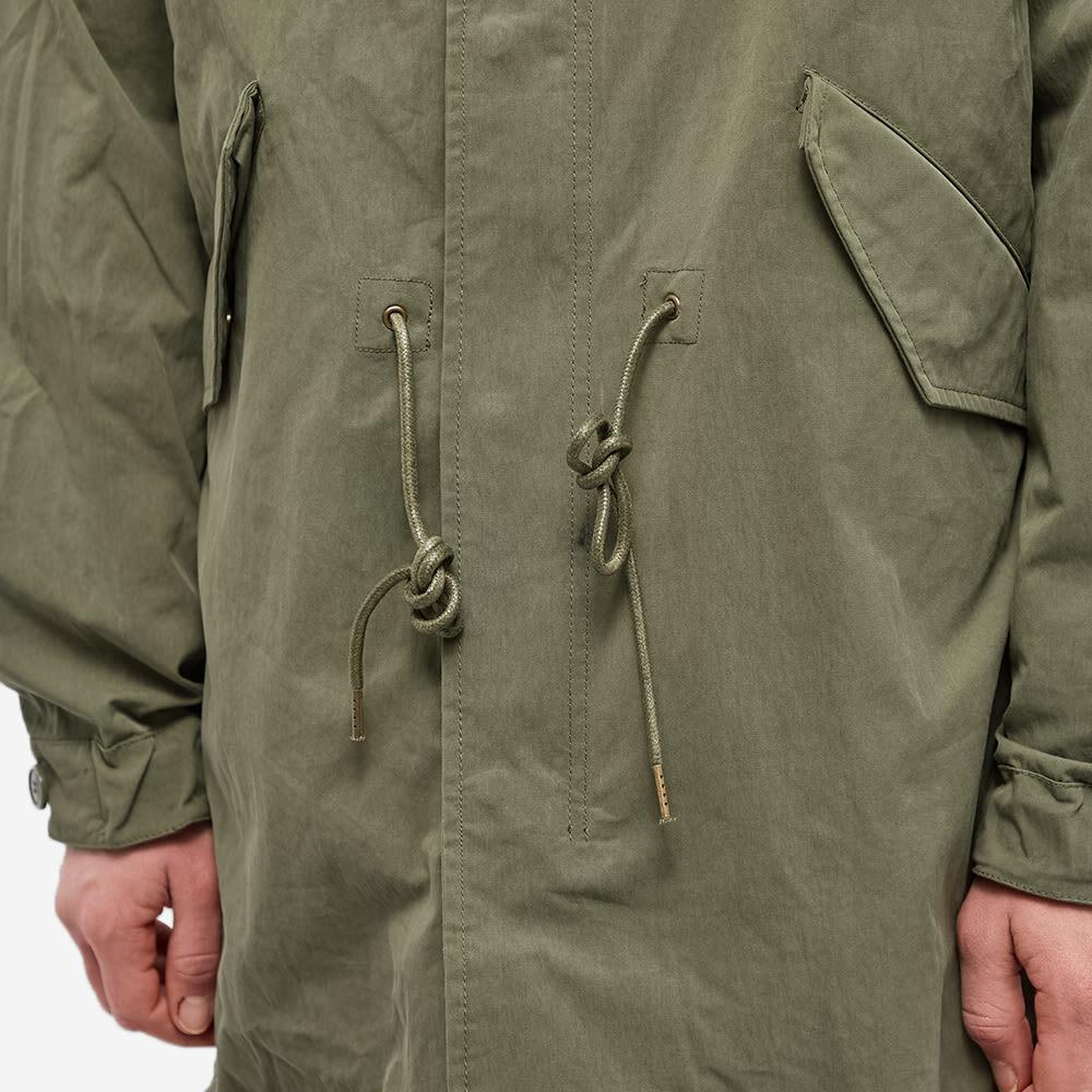 FrizmWORKS Men's Vincent M1965 Fishtail Parka Jacket 004 in Olive FrizmWORKS