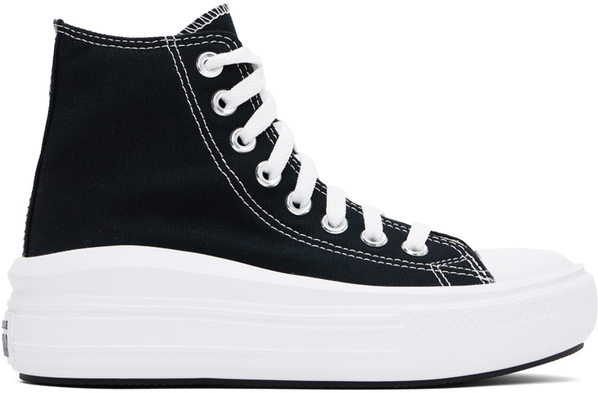 Converse Black & White Chuck Taylor All Star Move High Top Sneaker Converse
