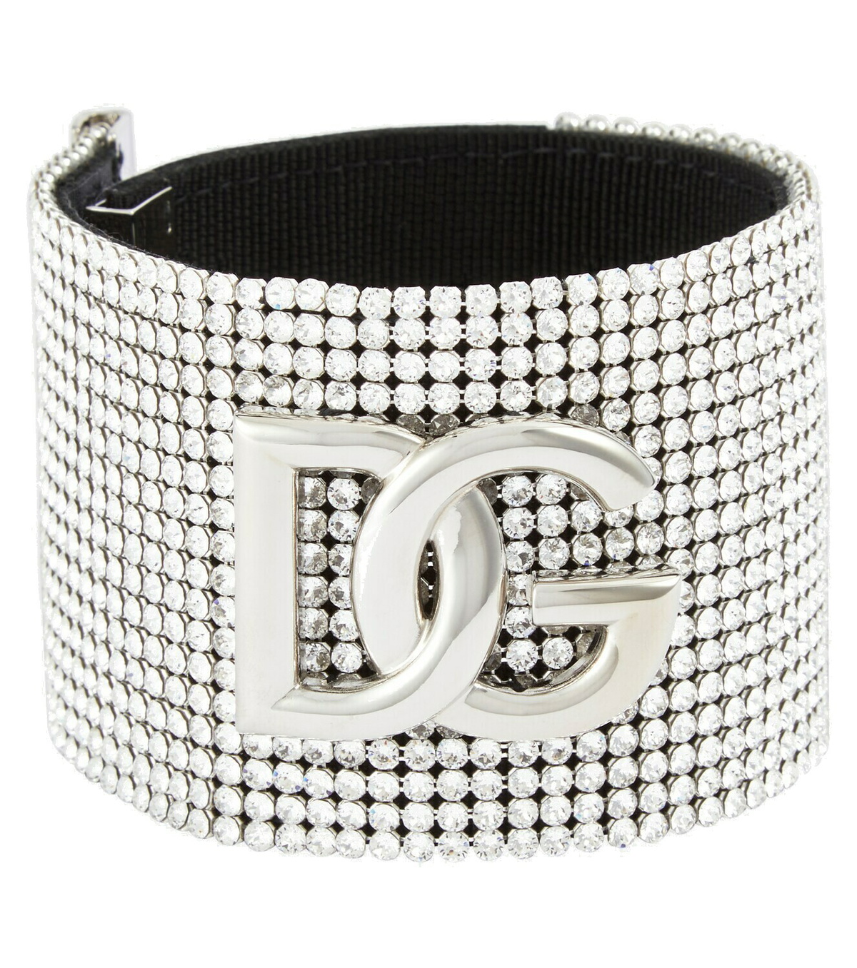 Dolce&Gabbana - Embellished crystal mesh bracelet Dolce & Gabbana