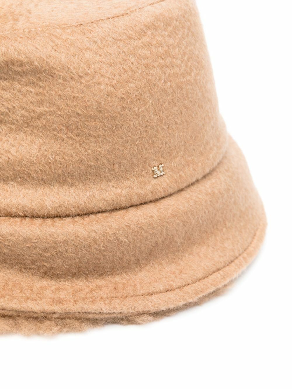 Max Mara Brown Brushed Bucket Hat Max Mara