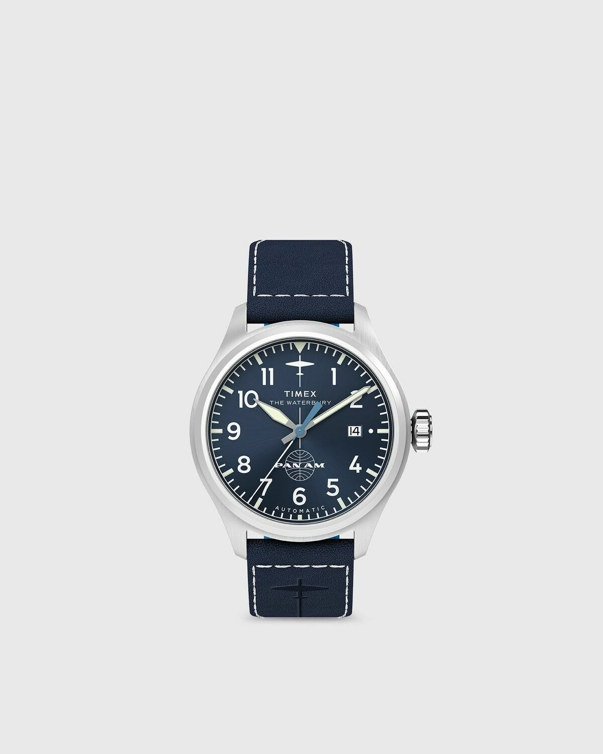 Timex Waterbuy Ace Pan Am Edition Automatic Blue Mens Watch Timex