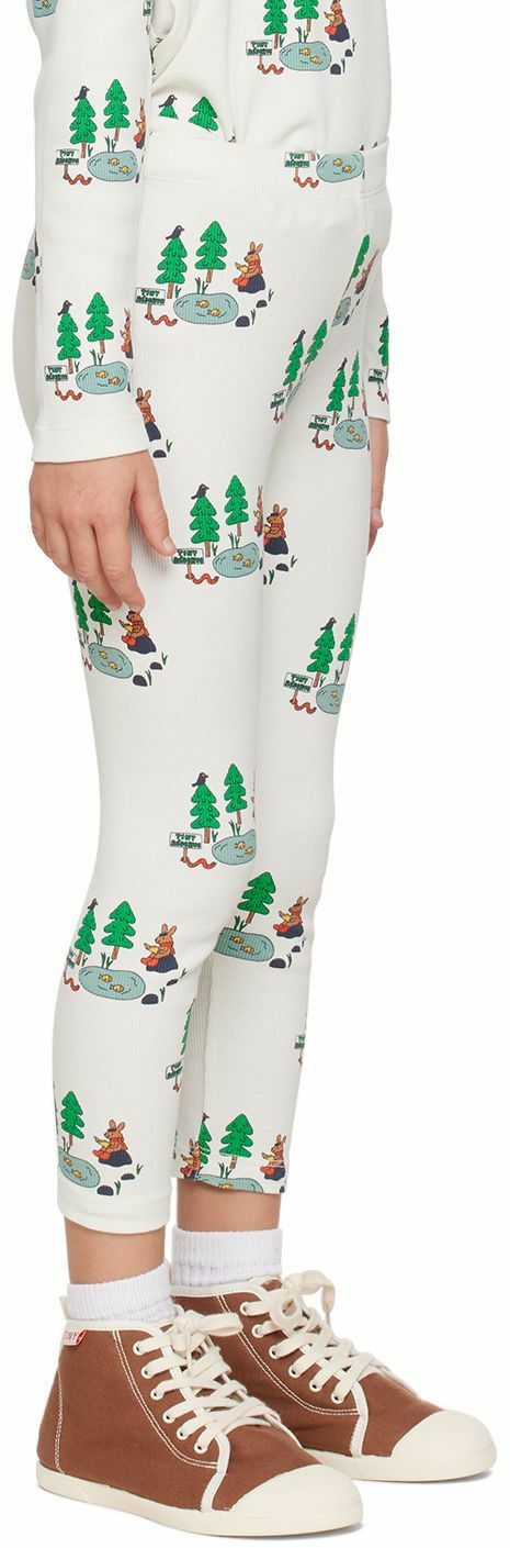 TINYCOTTONS Kids White 'Tiny Réserve' Lounge Pants TINYCOTTONS