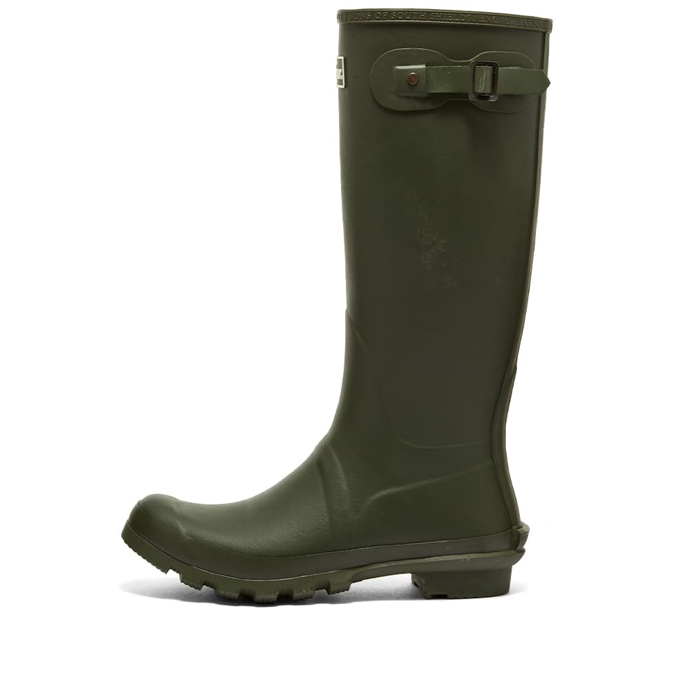 Barbour Women's Bede High Leg Wellington Boot in Olive Barbour
