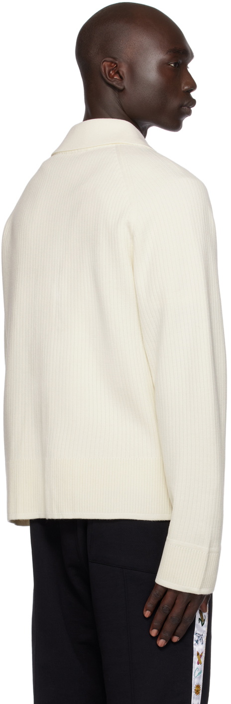 Casablanca Off-White Button Cardigan Casablanca