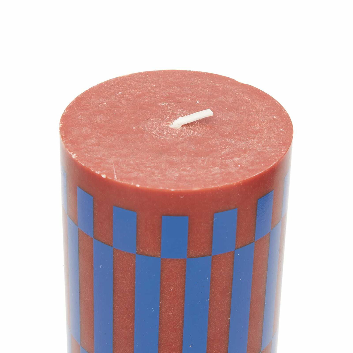 HAY Column Candle Medium in Brown/Blue HAY