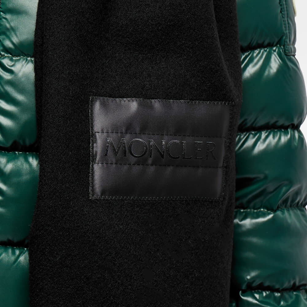 Moncler Women's Tonal Logo Scarf in Black Moncler