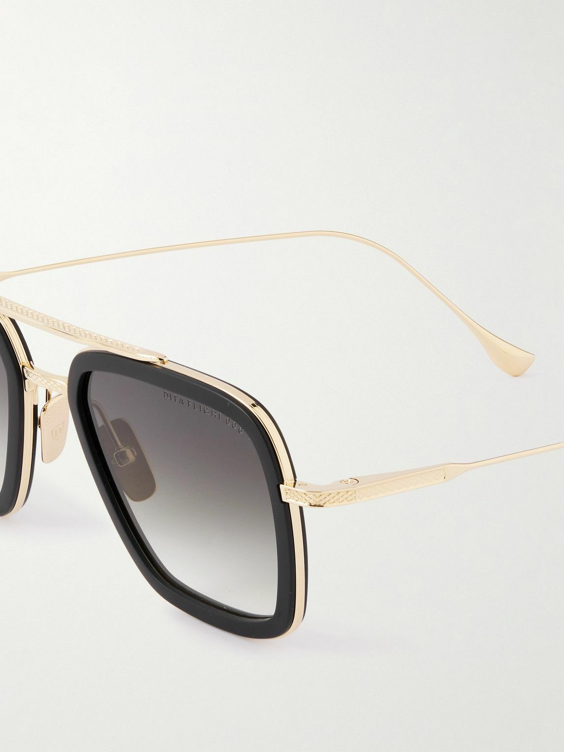 DITA - Aviator-Style Gold-Tone and Acetate Sunglasses Dita
