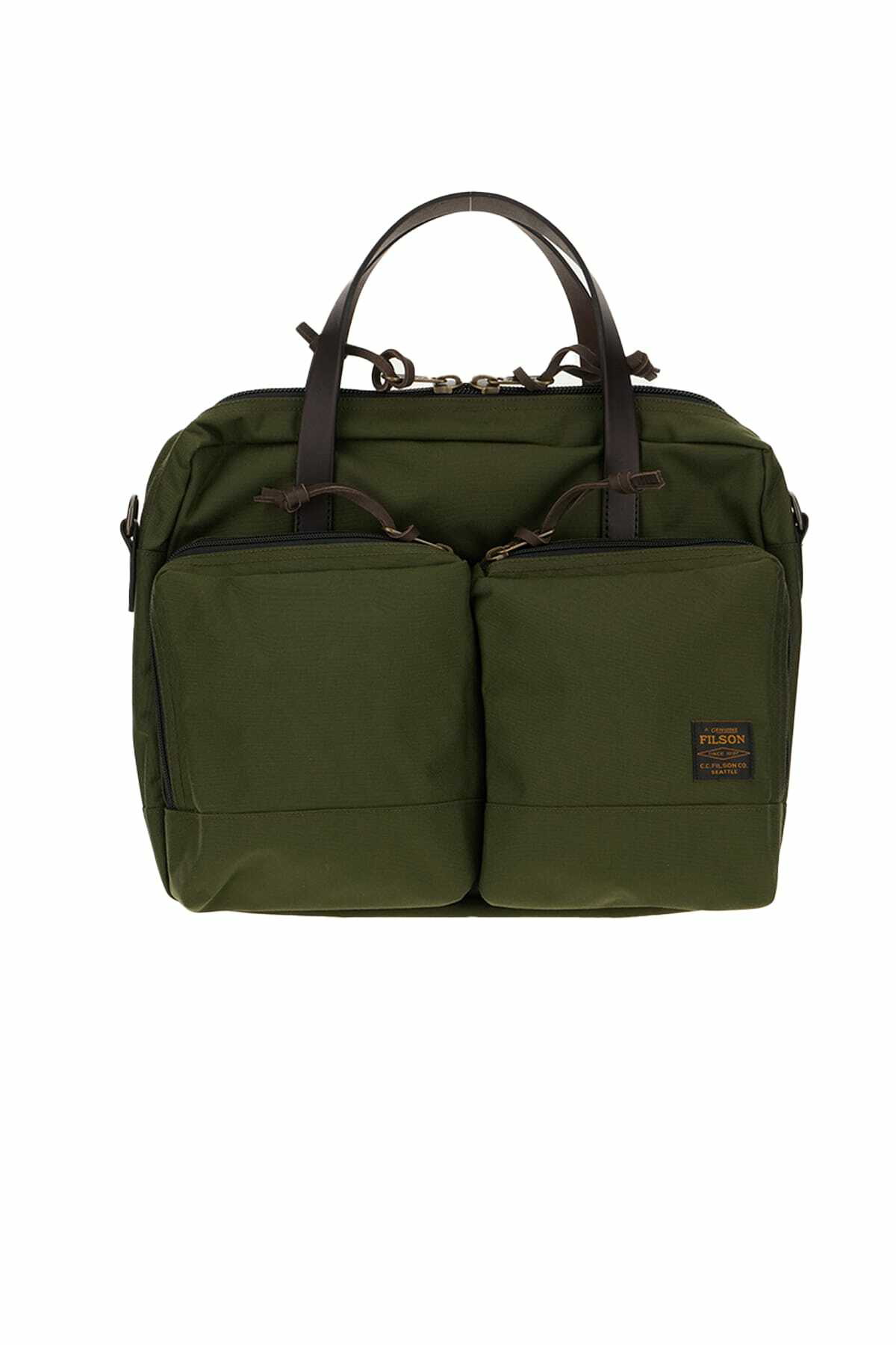 Filson - Dryden Leather-Trimmed Nylon Briefcase Filson Filson - Dryden Leather-Trimmed Nylon Briefcase Filson