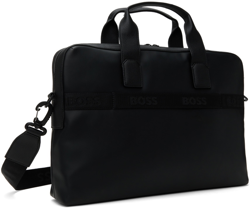 BOSS Black Logo Hardware Briefcase BOSS