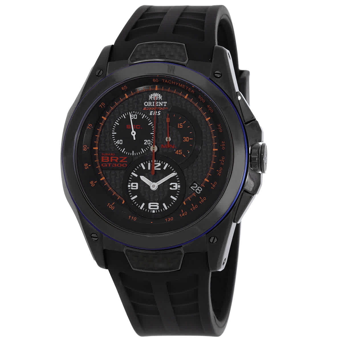 Orient Speedtech ERS Chronograph Quartz Black Dial Mens Watch SKT00003B ...