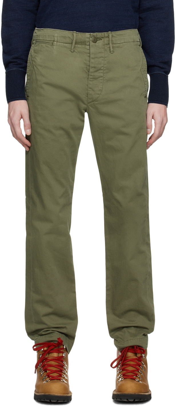 RRL Khaki Officer Trousers RRL