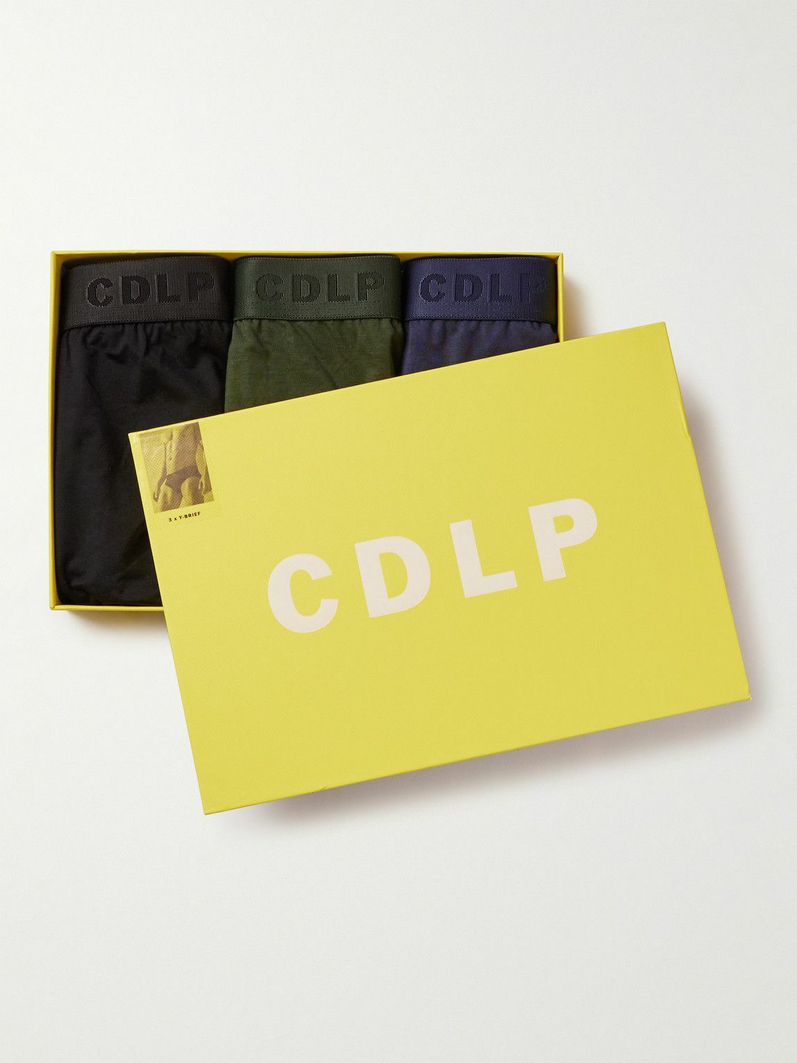 CDLP - Three-Pack Stretch-Lyocell Briefs - Multi CDLP