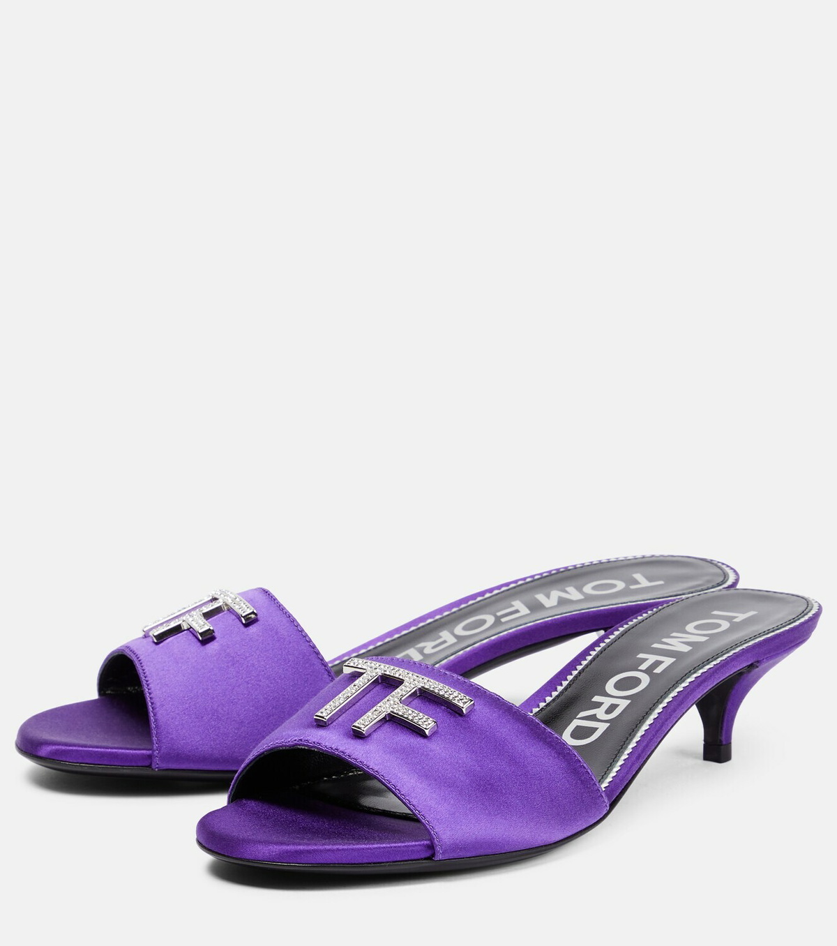 Tom Ford - Embellished satin sandals TOM FORD