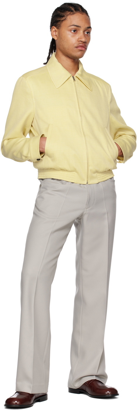 Second/Layer Gray Valluco Trousers Second/Layer