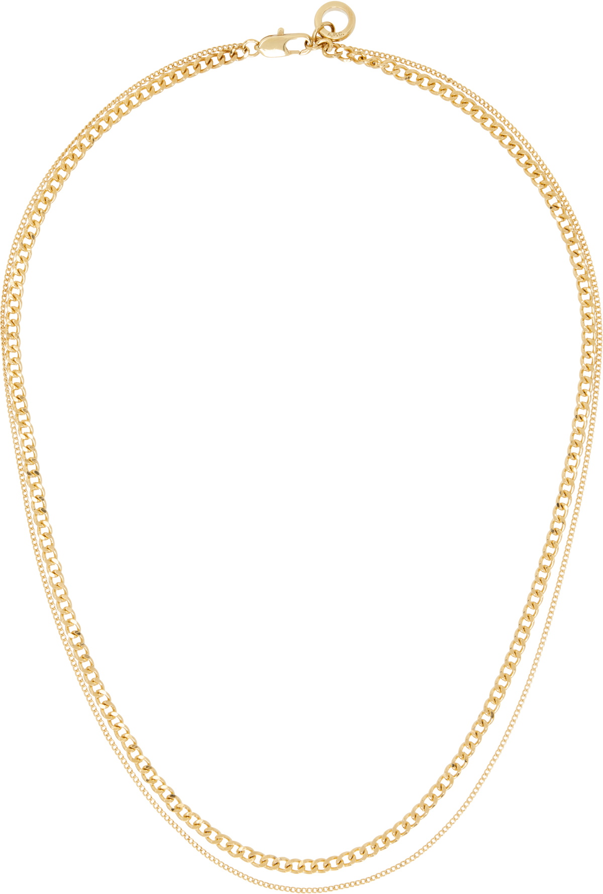 A.P.C. Gold Minimal Necklace A.P.C.