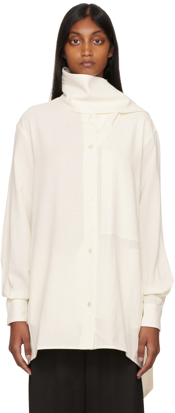 Studio Nicholson Off-White Nate Shirt Studio Nicholson