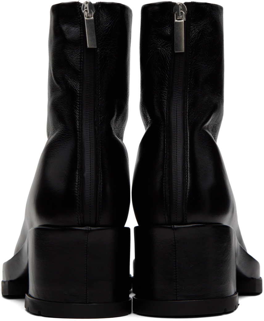 SAPIO Black Zip Boots SAPIO