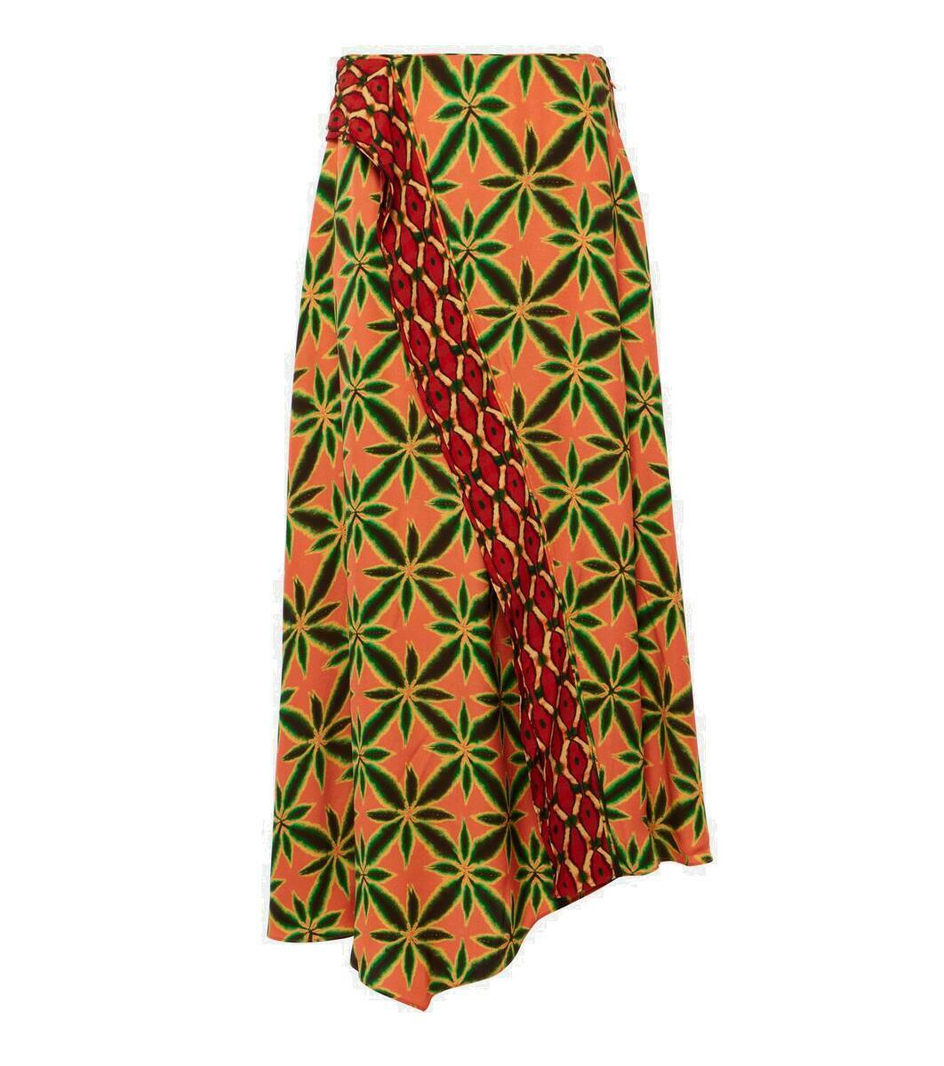 Ulla Johnson Violette ruffled crepe midi skirt Ulla Johnson Ulla Johnson Violette ruffled crepe midi skirt Ulla Johnson