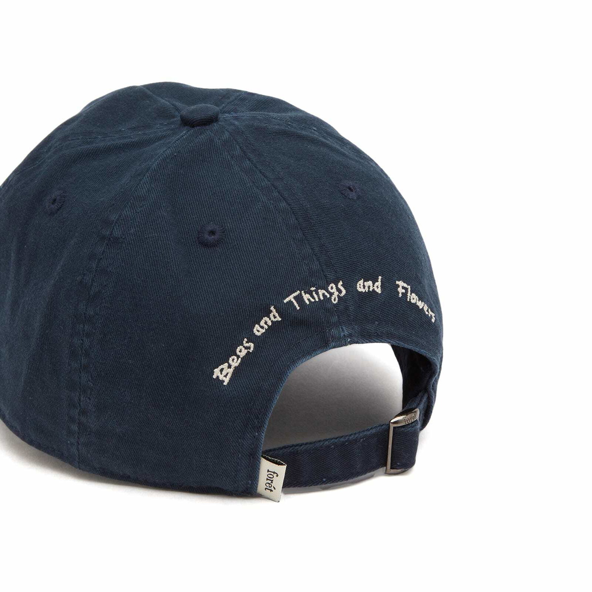 Foret Men's Fauna Washed Cap in Navy Foret