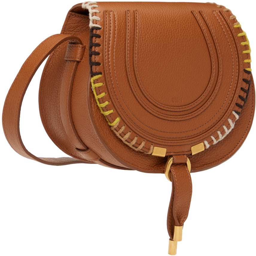Chloé Tan Small Marcie Saddle Bag Chloe