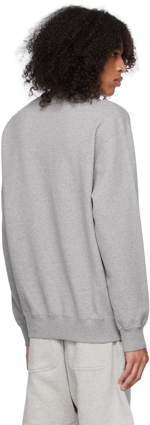 BEAMS PLUS Gray Crewneck Sweatshirt Beams Plus