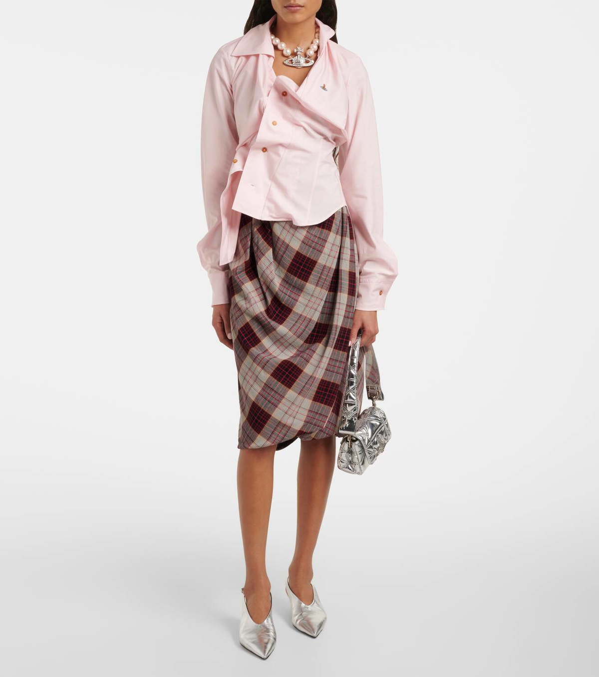 Vivienne Westwood Hazel Orb Small faux leather shoulder bag Vivienne ...