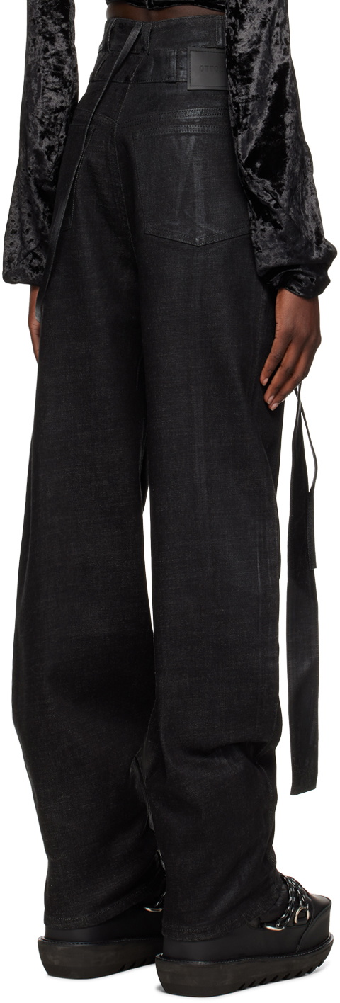 Ottolinger Black Signature Wrap Jeans Ottolinger