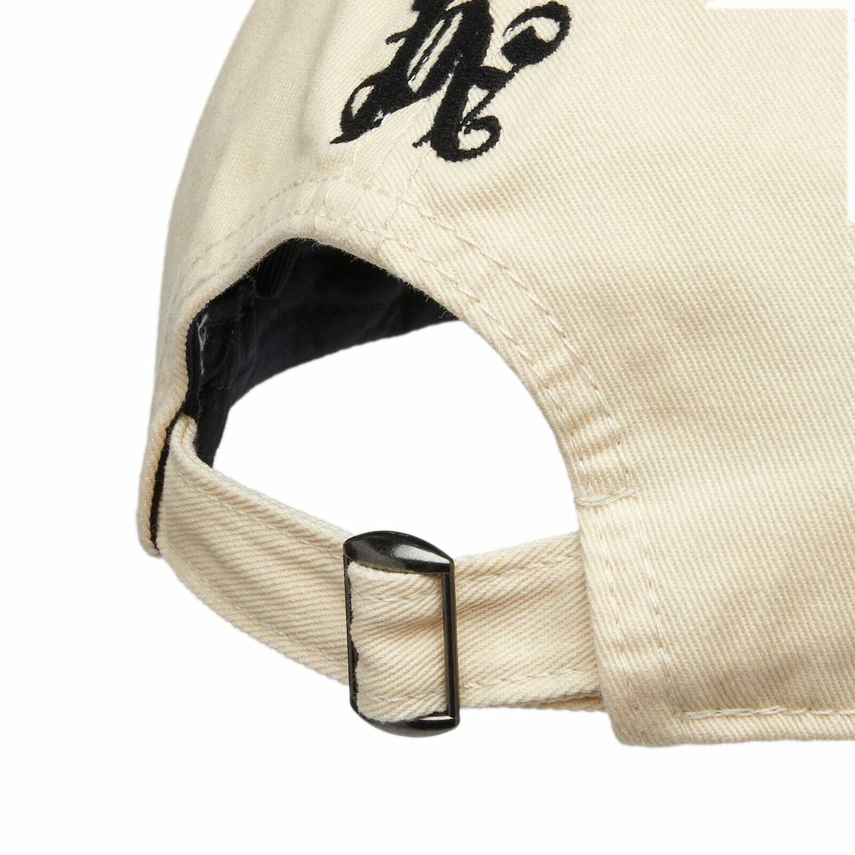 Palm Angels Men's Monogram Cap in Black Palm Angels