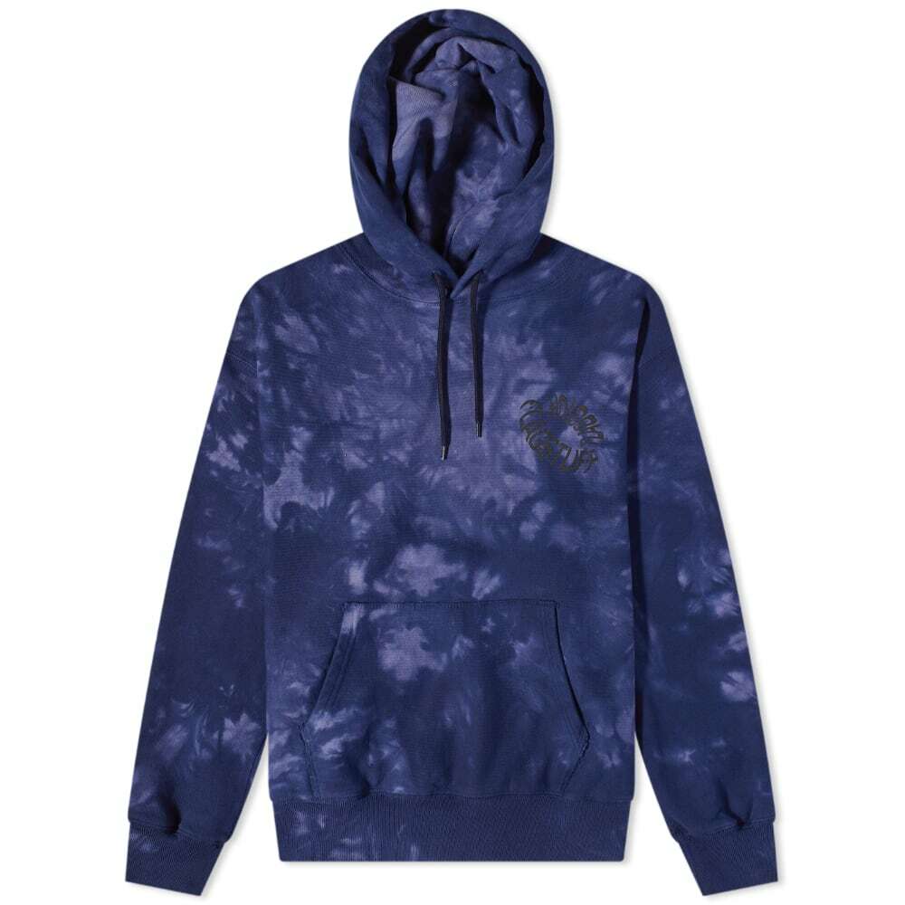 Flagstuff Men's Tie Dye Hoody in Navy Flagstuff