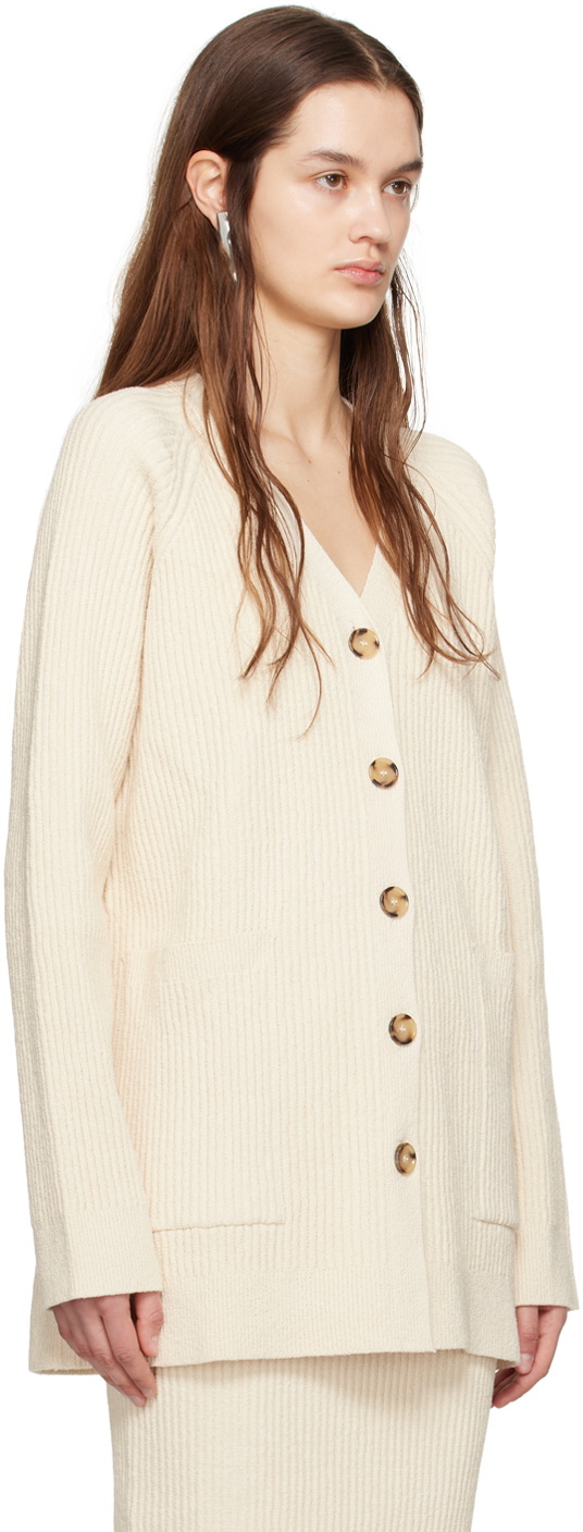 TOTEME Off-White Button Cardigan Toteme