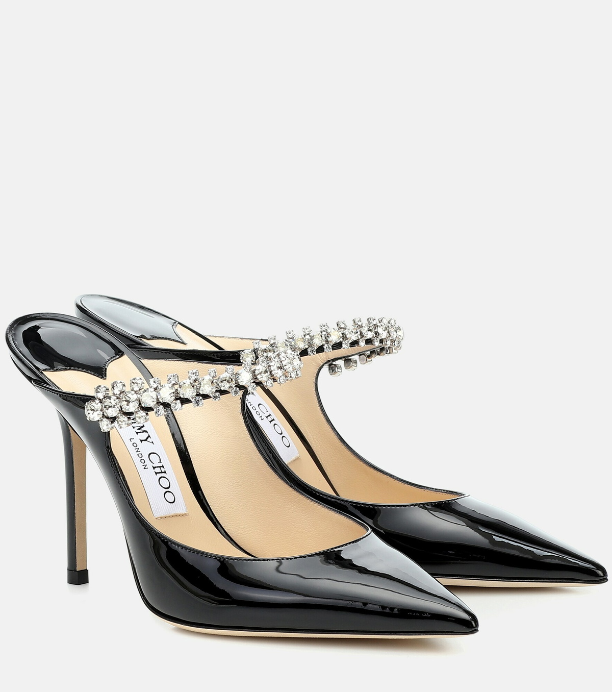 Jimmy Choo - Bing 100 patent leather mules Jimmy Choo