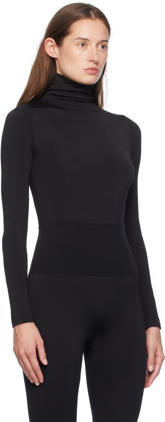 Wolford Black Colorado Bodysuit Wolford