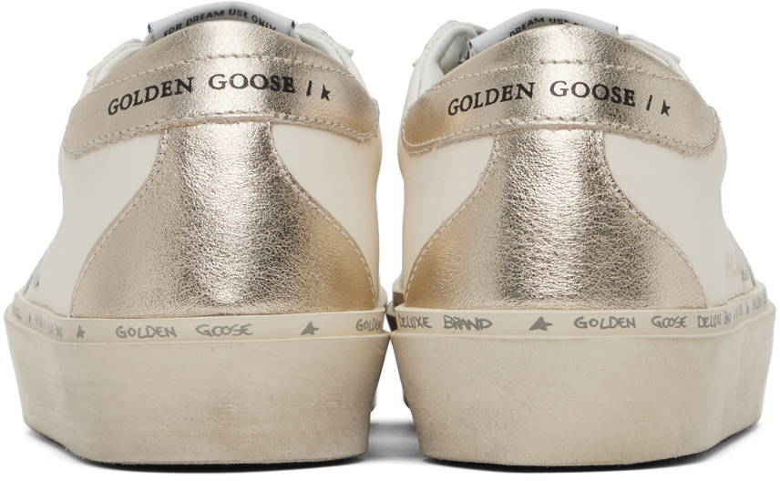 Golden Goose White Hi Star Classic Suede Sneakers Golden Goose Deluxe Brand
