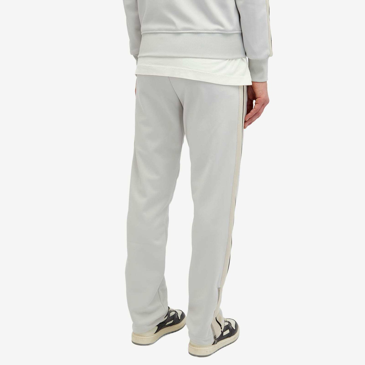 Palm Angels Men's Monogram Track Pants in Grey Palm Angels